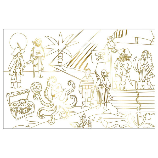Pirate Coloring Posters – Kit's